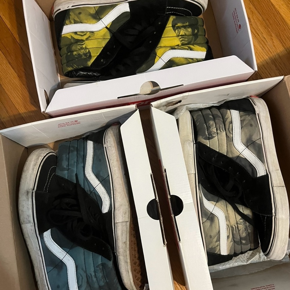 **Rare** Supreme / Vans - Bruce Lee Sk8 Hi - Complete… - Gem
